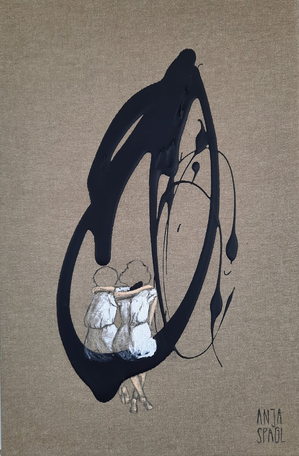 Light headed II by Anja Spagl (2023) : Painting Acrylic on Canvas ...