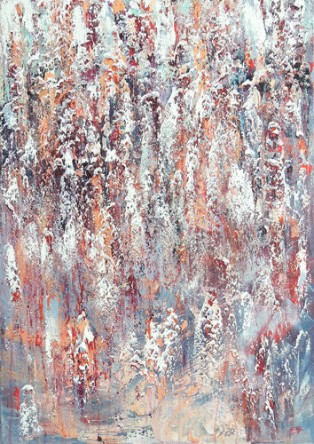 Washed Dreams 27 von Elizabeth Förster (2023): Malerei Acryl, Öl auf ...