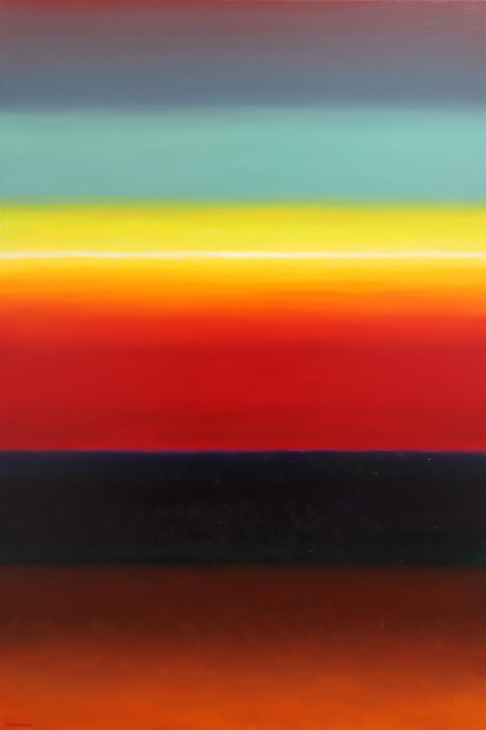 Paysage de l'éveil de Eric Winzenried (2016): Pintura Óleo en Lienzo ...