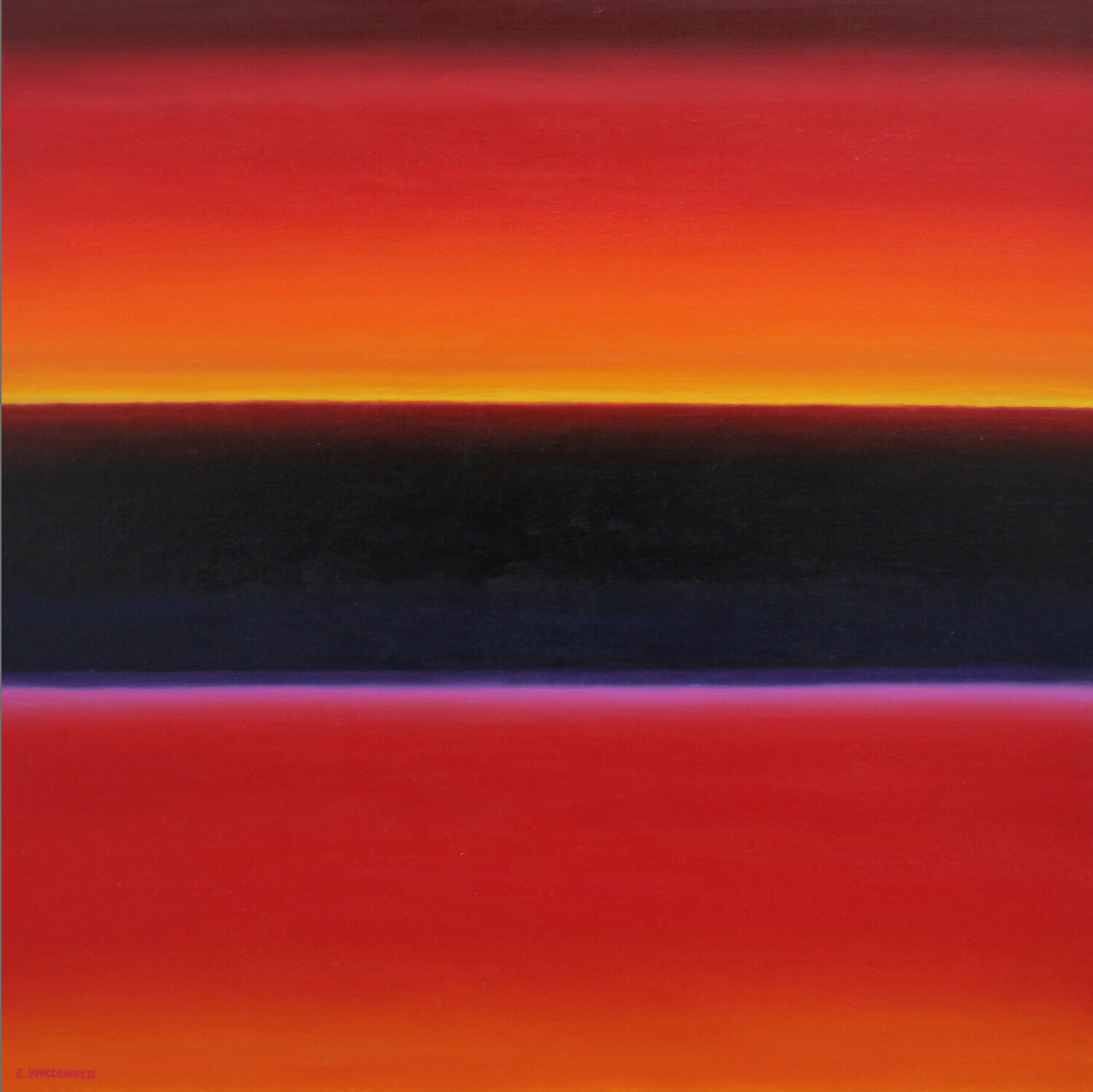 Brushstrokes in colour