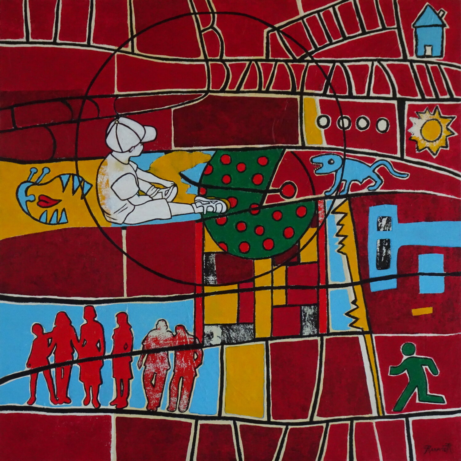 Le monde de Timothée de Marie Ranvier (2014) : Peinture Acrylique sur ...