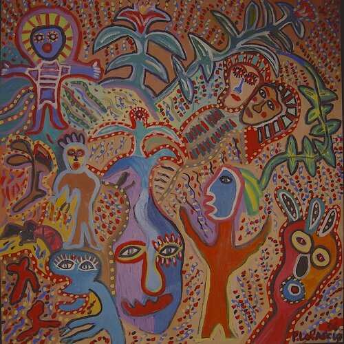 Anime couple/ closeup signature by Peter Locascio (2025) : Painting Oil ...