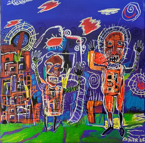 The singularity by Marc Rayner (2025) : Painting Acrylic on Canvas ...