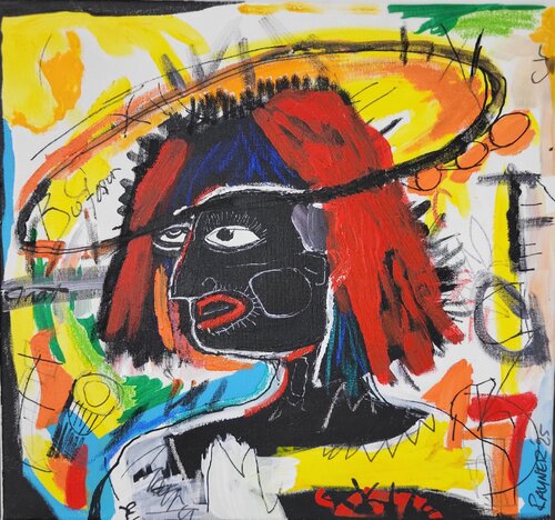 7 days until Friday by Marc Rayner (2025) : Painting Acrylic, Pastel on ...