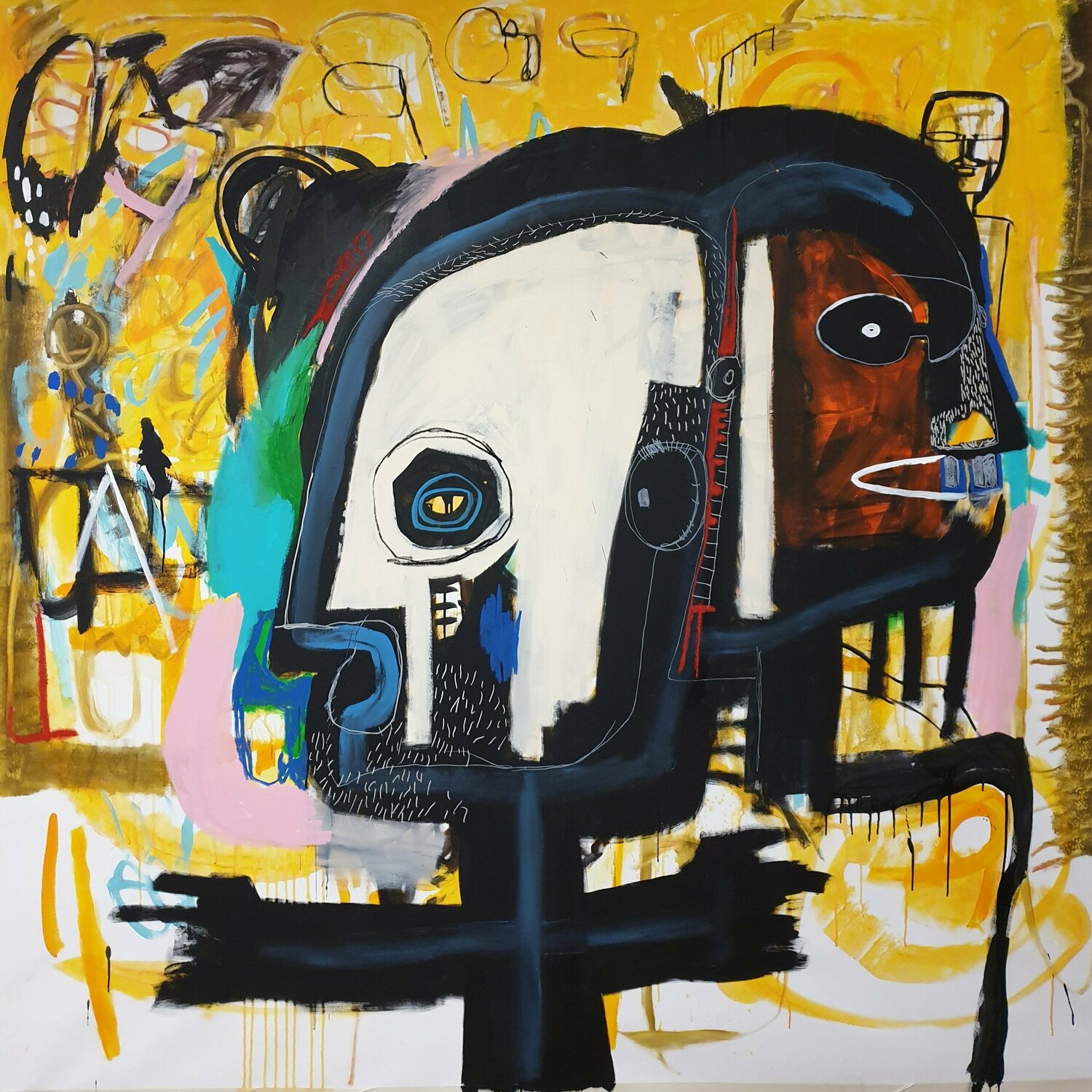 "It's all in our DNA" von Marc Rayner (2022): Malerei Acryl, Pastell ...