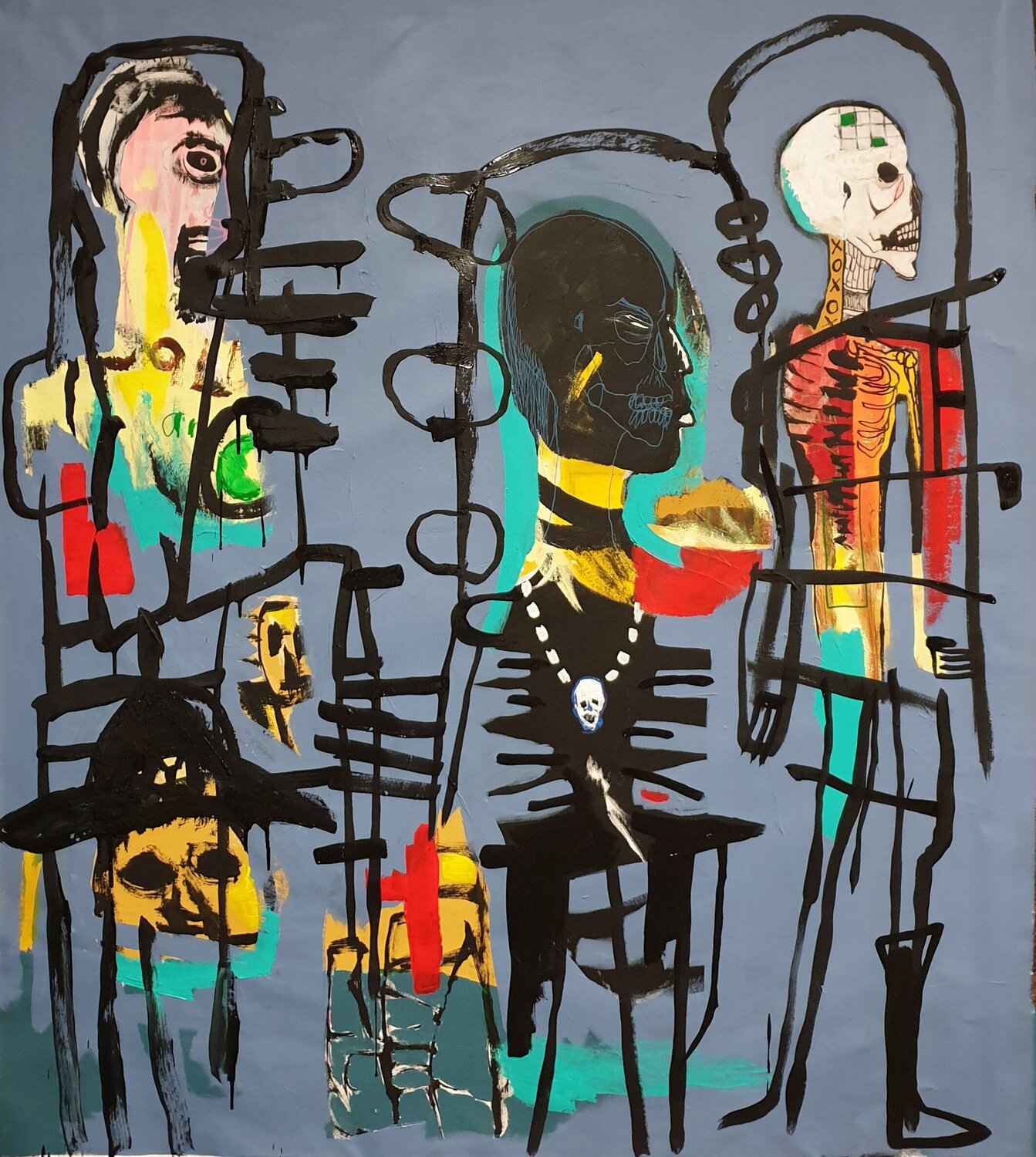 Barbary coast de Marc Rayner (2022) : Peinture Acrylique, Collage sur ...