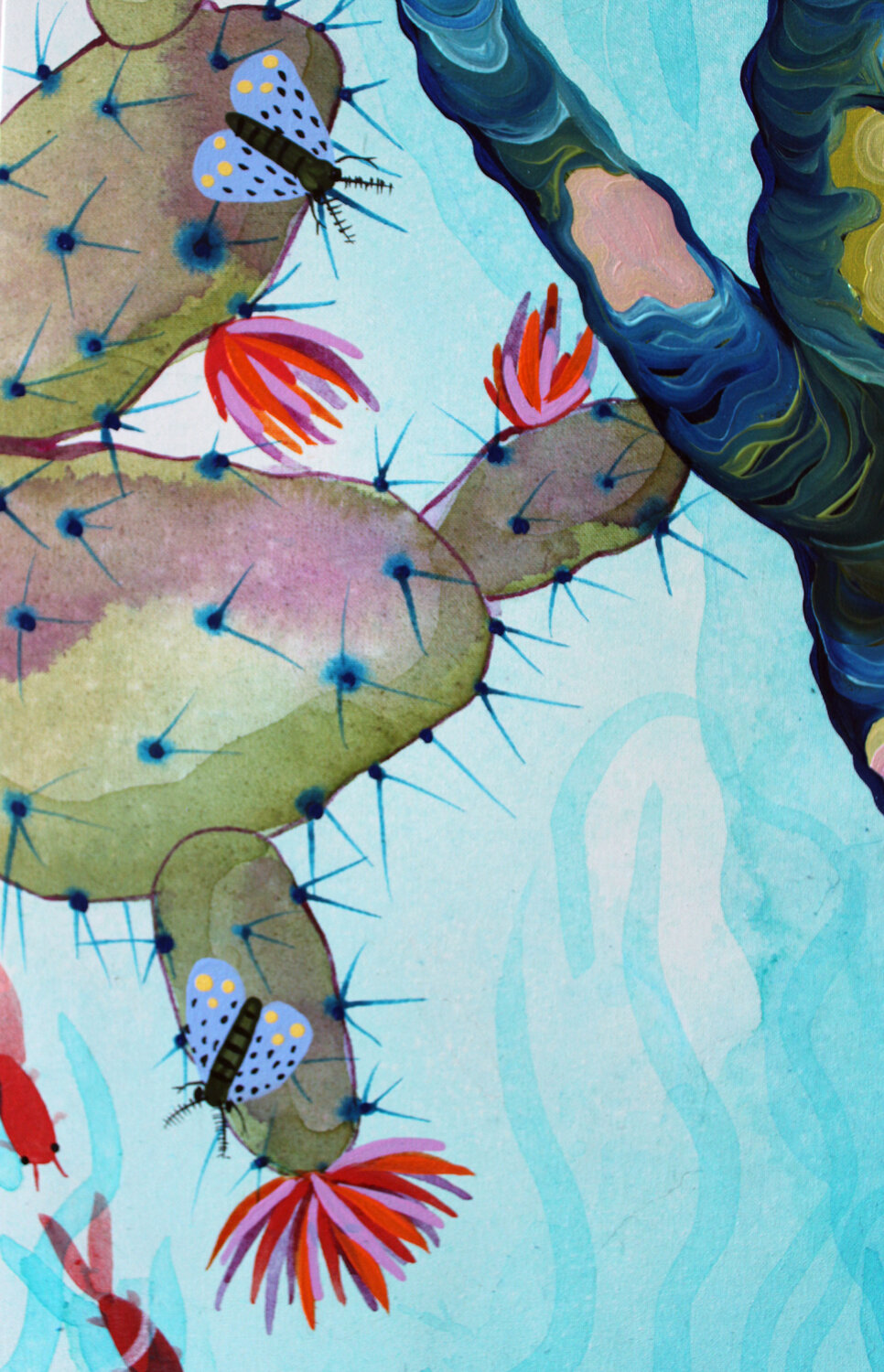 Catfish Mom by Sofia Battisti (2022) : Painting Acrylic, Oil on Canvas ...