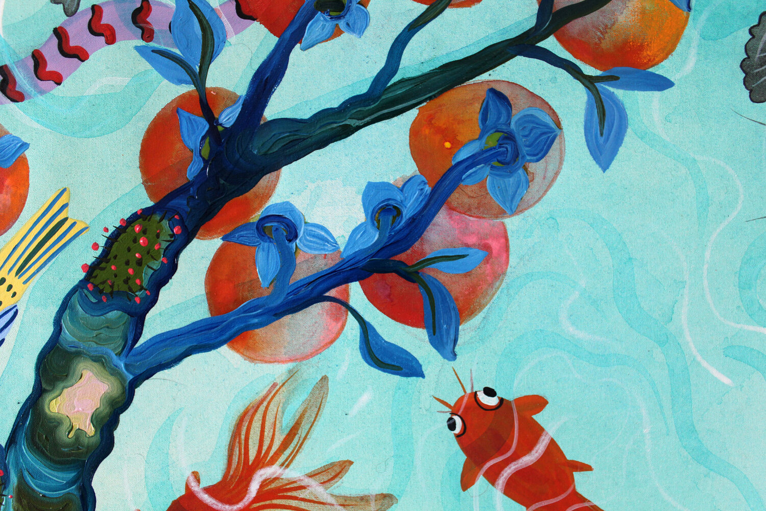 Catfish Mom by Sofia Battisti (2022) : Painting Acrylic, Oil on Canvas ...