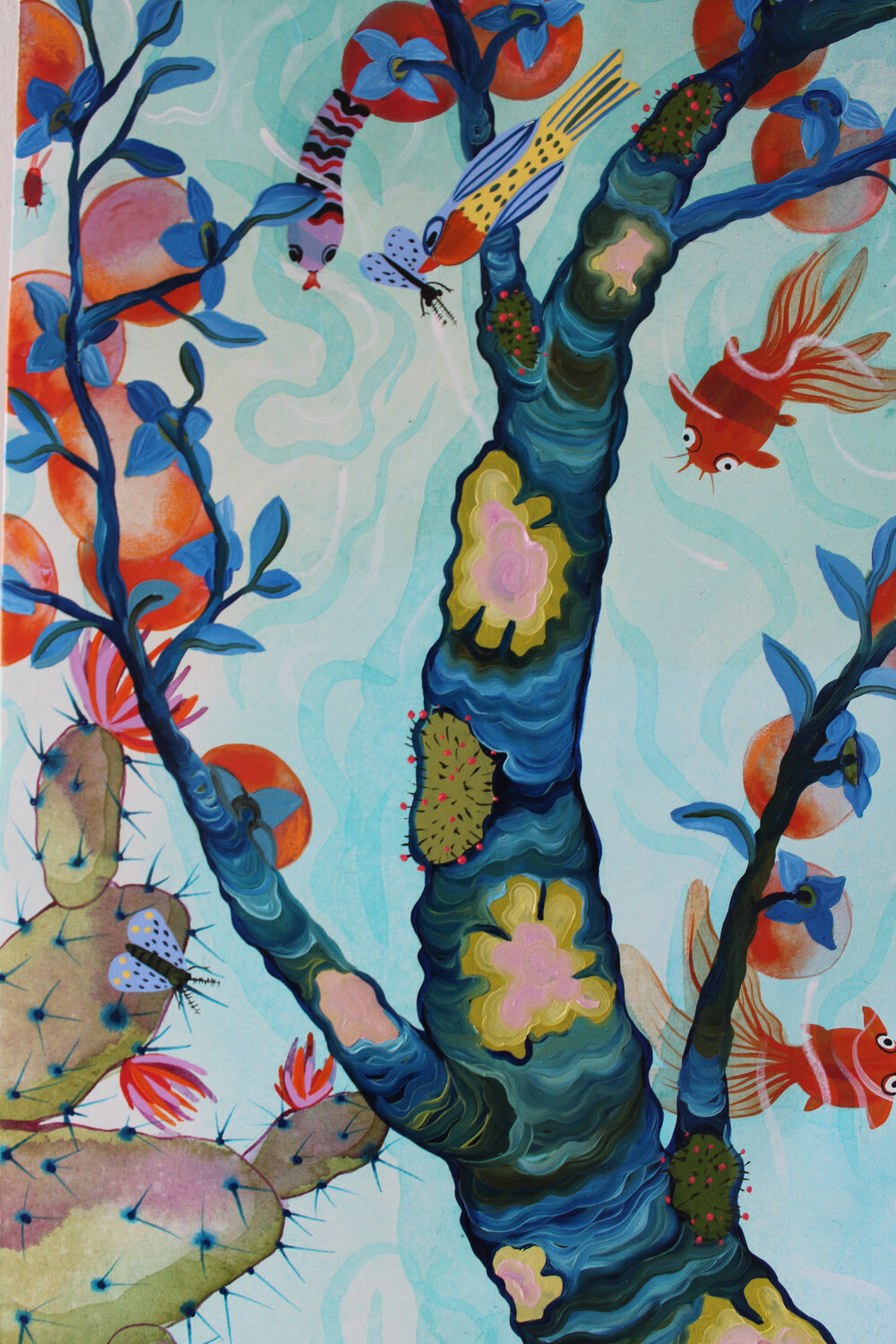 Catfish Mom by Sofia Battisti (2022) : Painting Acrylic, Oil on Canvas ...