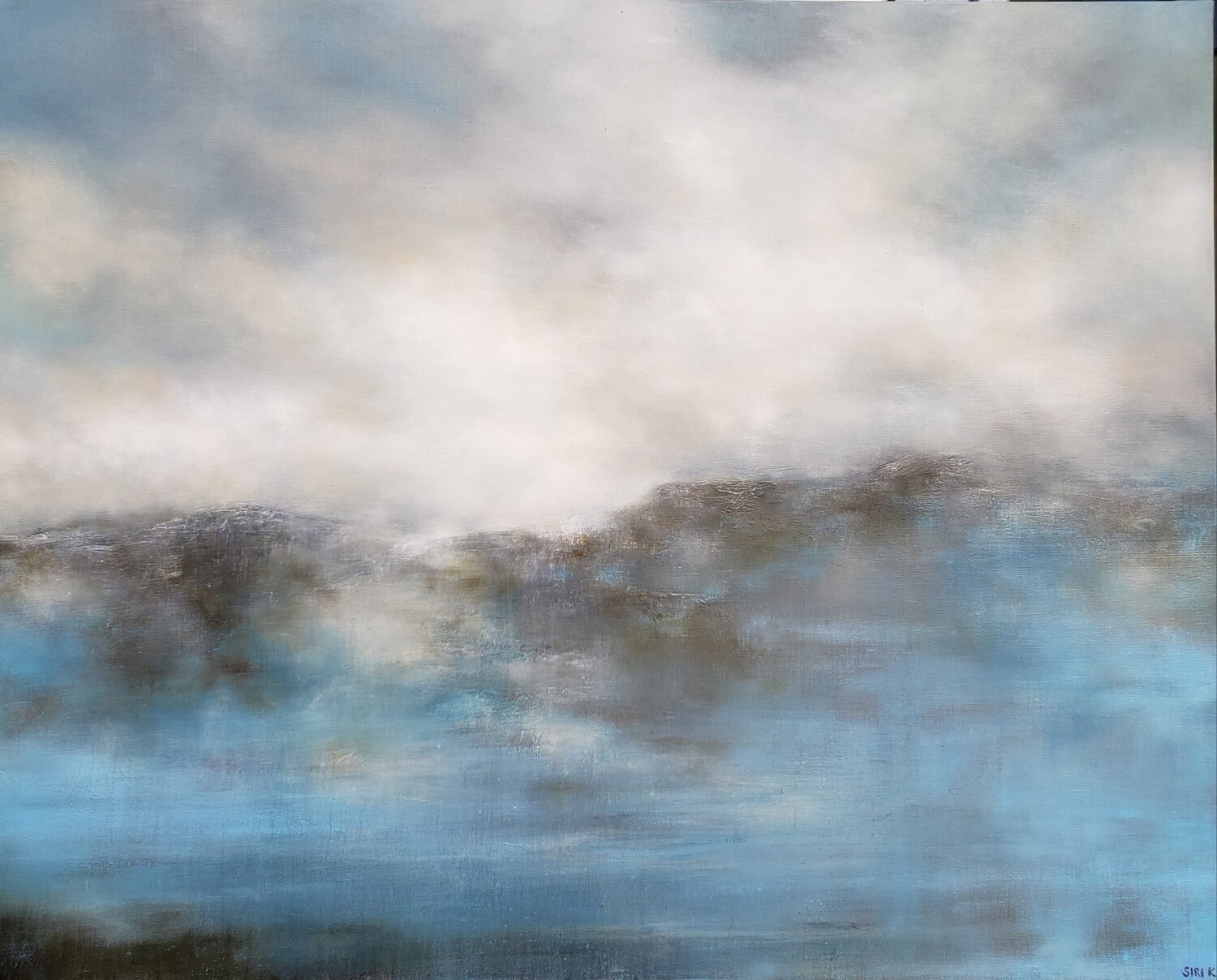 Evening Blues by Siri Knoepffler (2023) : Painting Oil on Linen - Singulart