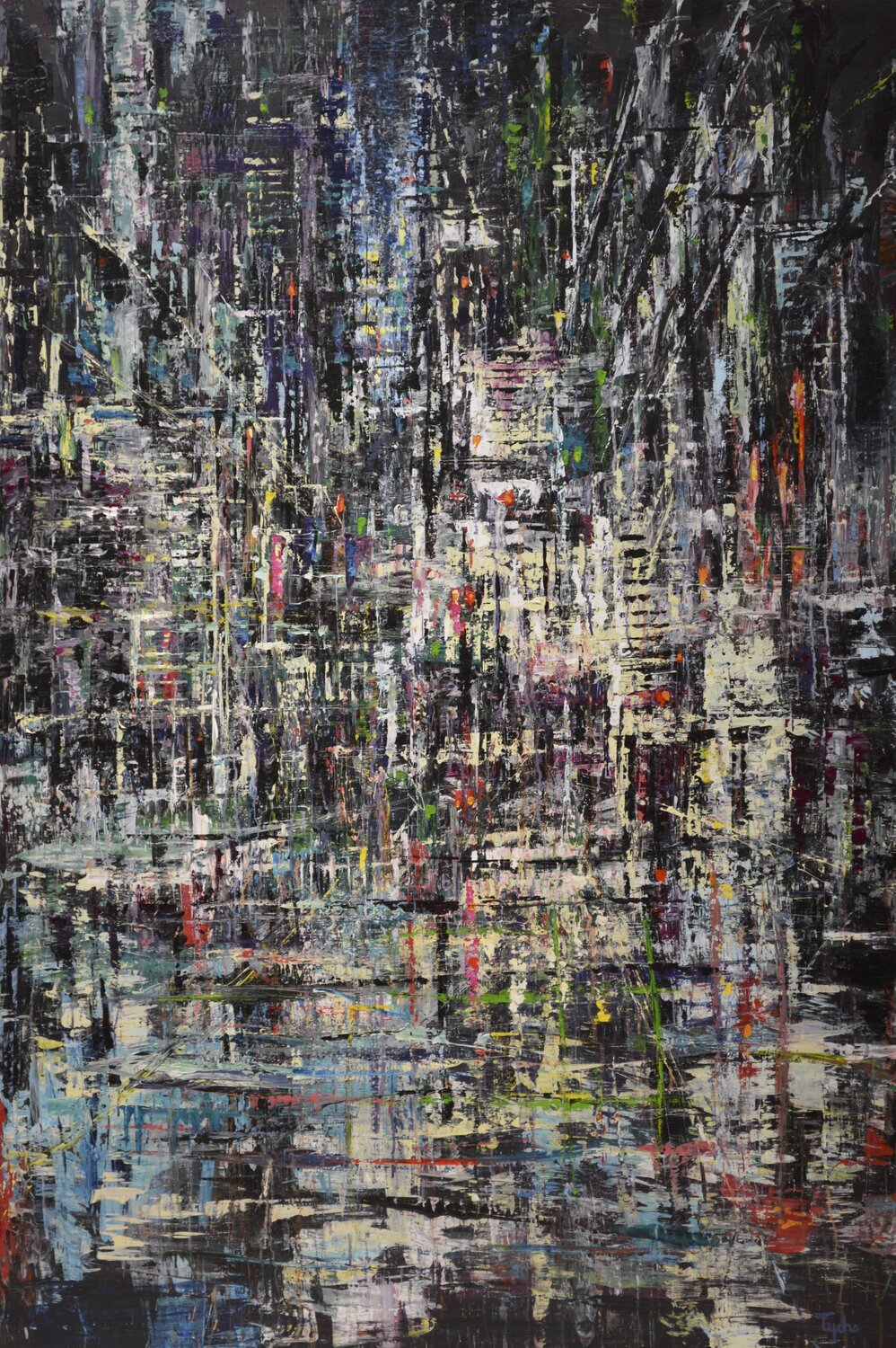 Midtown, Manhattan by David Tycho (2023) : Painting Acrylic on Canvas ...