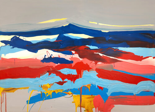 Wind Wave by Bohdan Bohatchuk (2021) : Painting Acrylic on Canvas ...