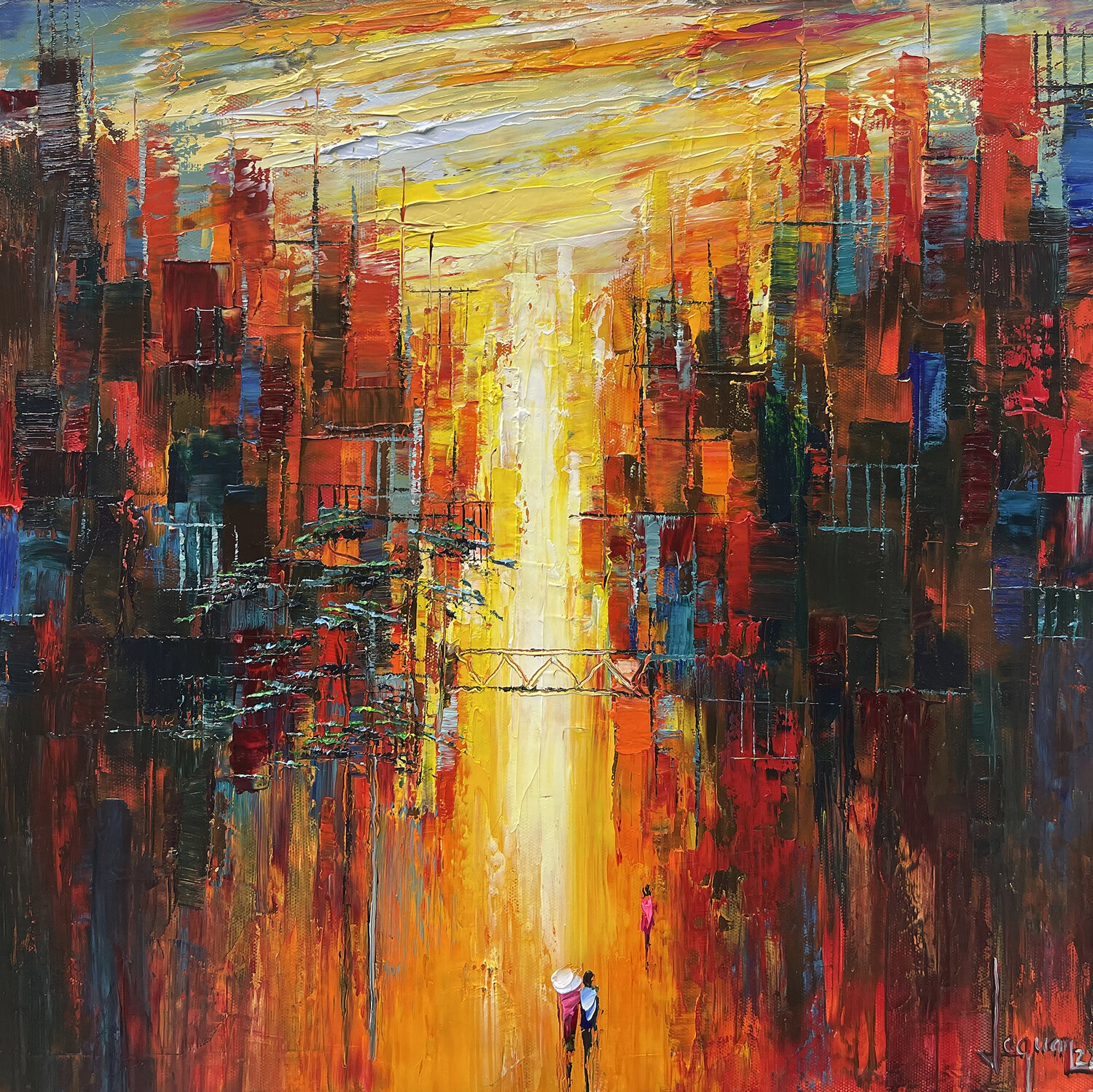 Miss the sun by Quan Le (2022) : Painting Oil on Canvas - Singulart