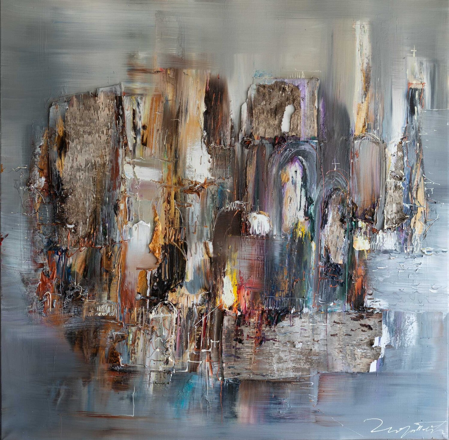 Portals of faith de Georgi Petrov (2025): Pintura Óleo, Lana en Lienzo ...