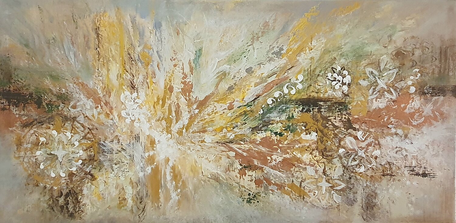 Kingdom illusion von Cassia (2024): Malerei Acryl, Lack auf Leinwand ...