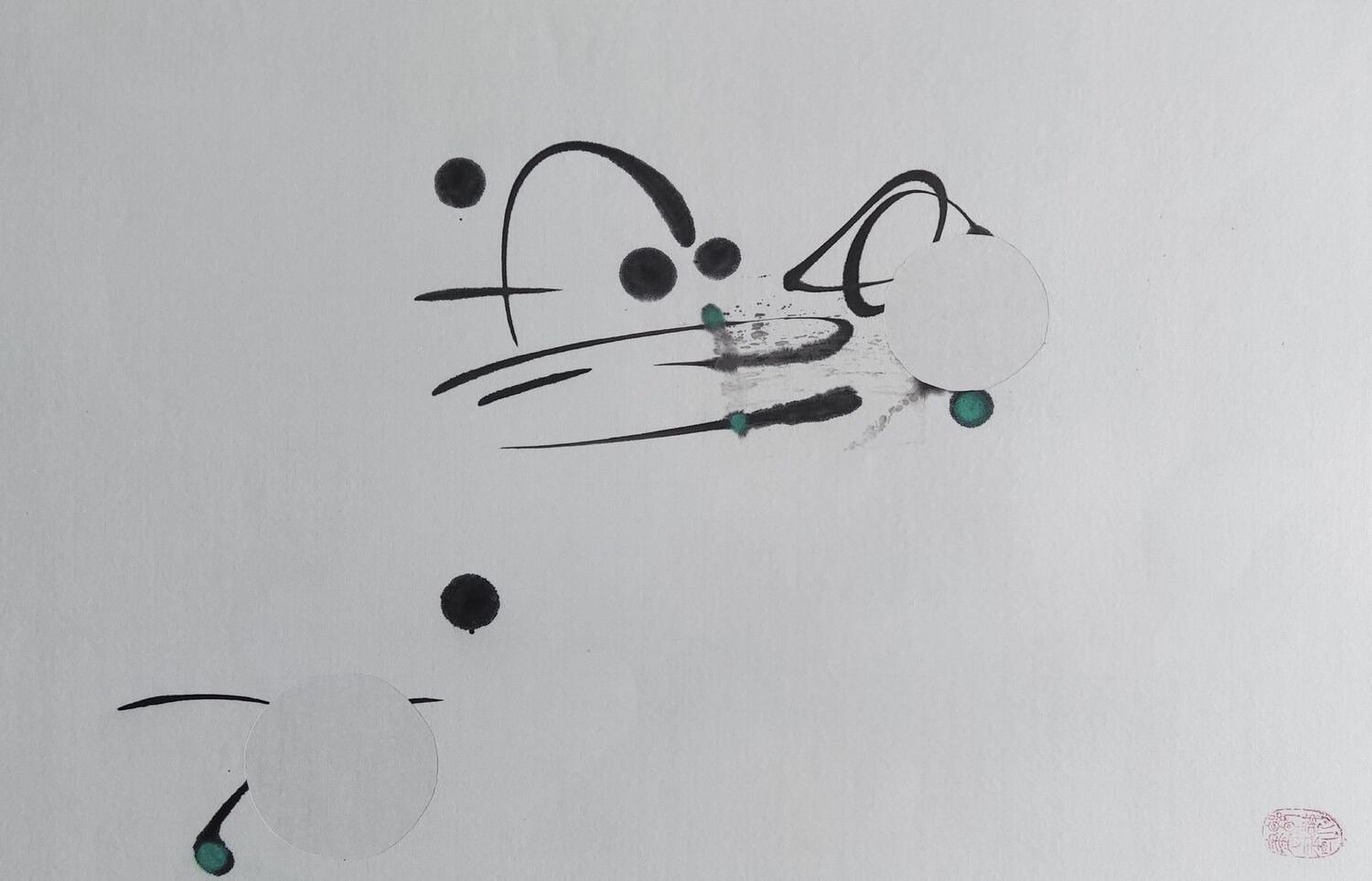 Gone with the wind by Min Zou (2022) : Painting Ink on Paper - Singulart