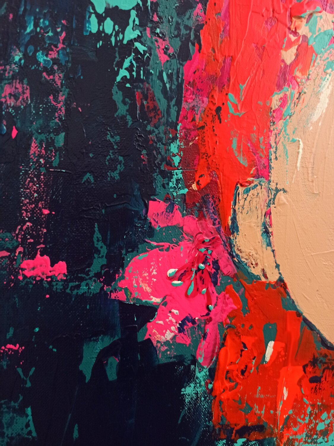 De colores von Eva Hidalgo (2023): Malerei Acryl auf Leinwand - SINGULART