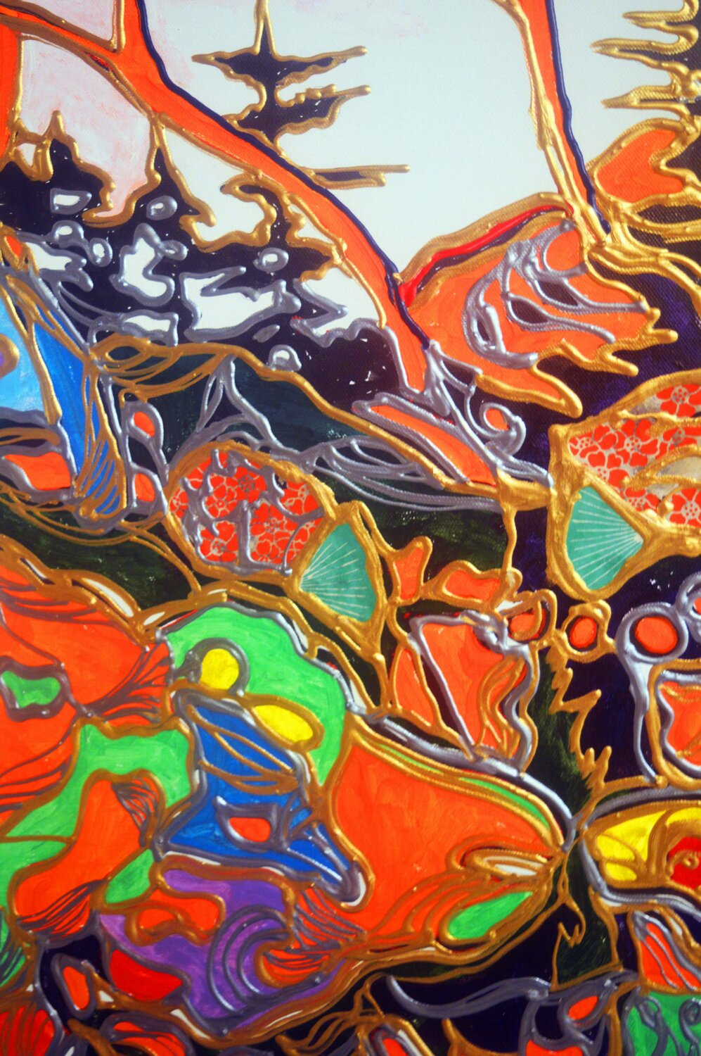 Sunrise Over The Hudson River, New York by Lisa Mee (2021) : Painting ...