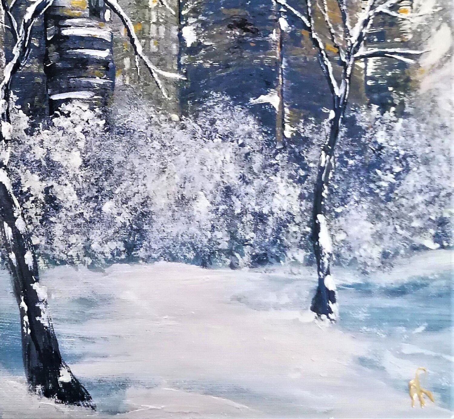 Nuit étoilée de Anne Robin (2022) : Peinture Acrylique sur Toile ...