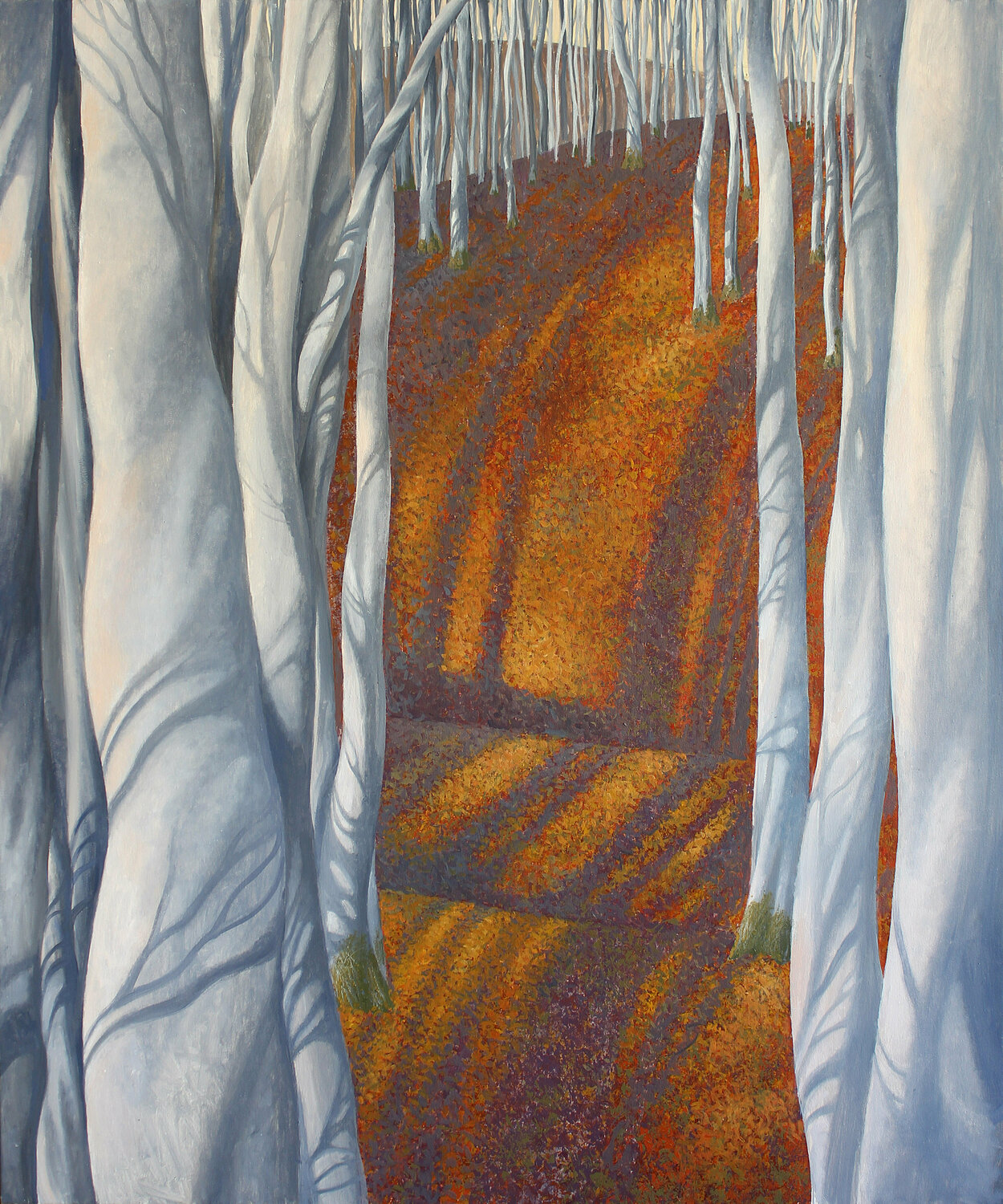 Their shadows de Olga Kvasha (2019): Pintura Óleo en Lienzo - Singulart