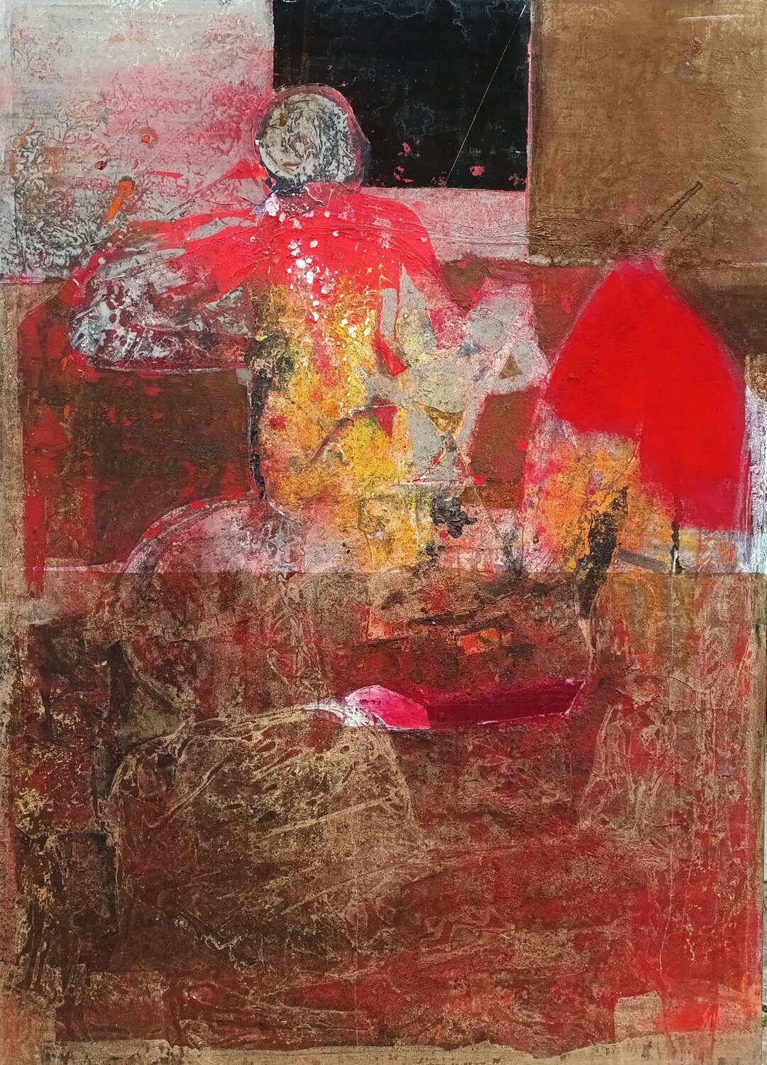 Warrior by Deyan Valkov (2022) : Painting Acrylic, Oil on Canvas - Singulart