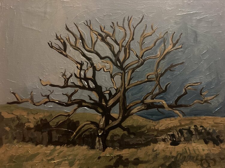 Dying Tree Painting