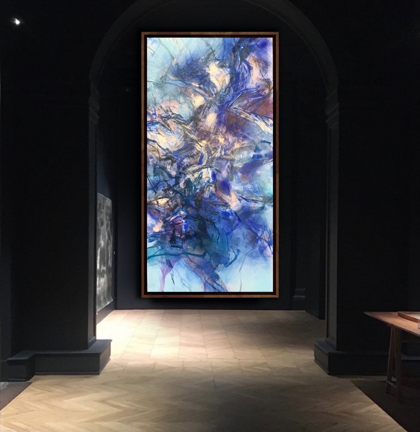 She wears her flowers underwater by Andrea Ehret (2022) : Painting ...