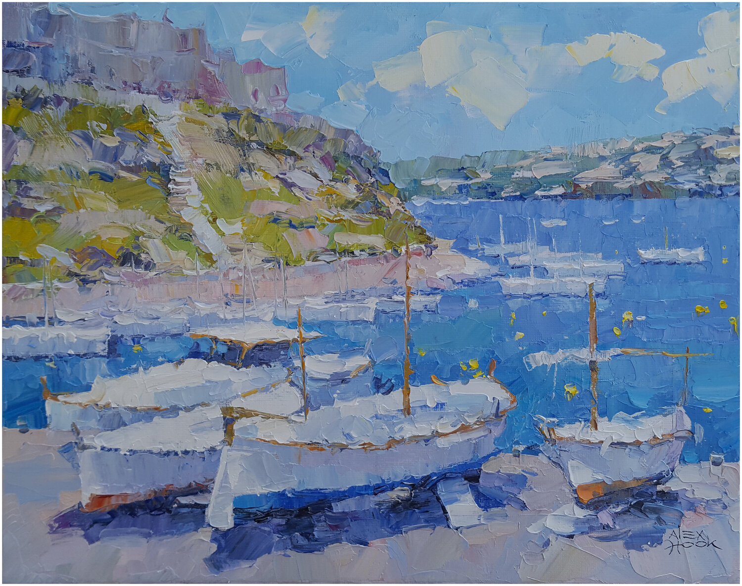 Cala Corb IV by Alex Hook Krioutchkov (2024) : Painting Oil on Canvas ...