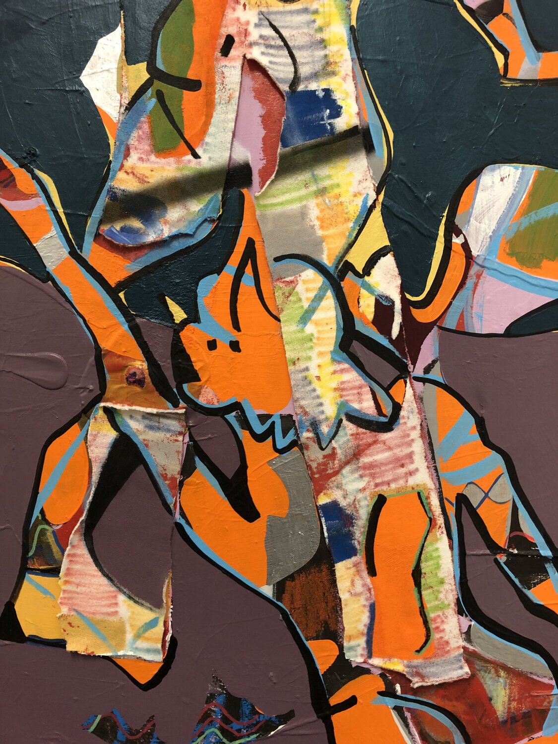 Rituale by Francesco Polazzi (2023) : Painting Acrylic, Collage on Canvas - Singulart