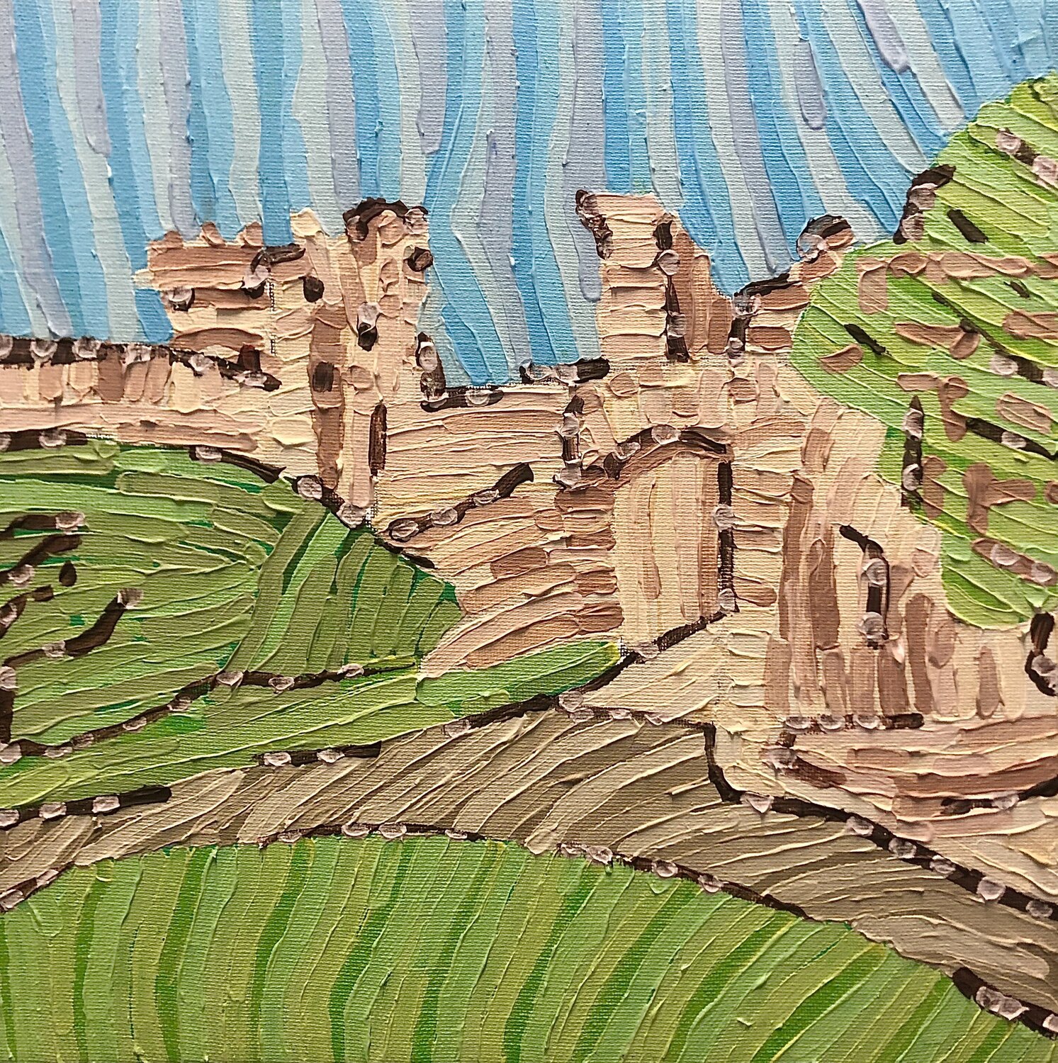 Enchanted Castle by Francesco Polazzi (2022) : Painting Acrylic on ...