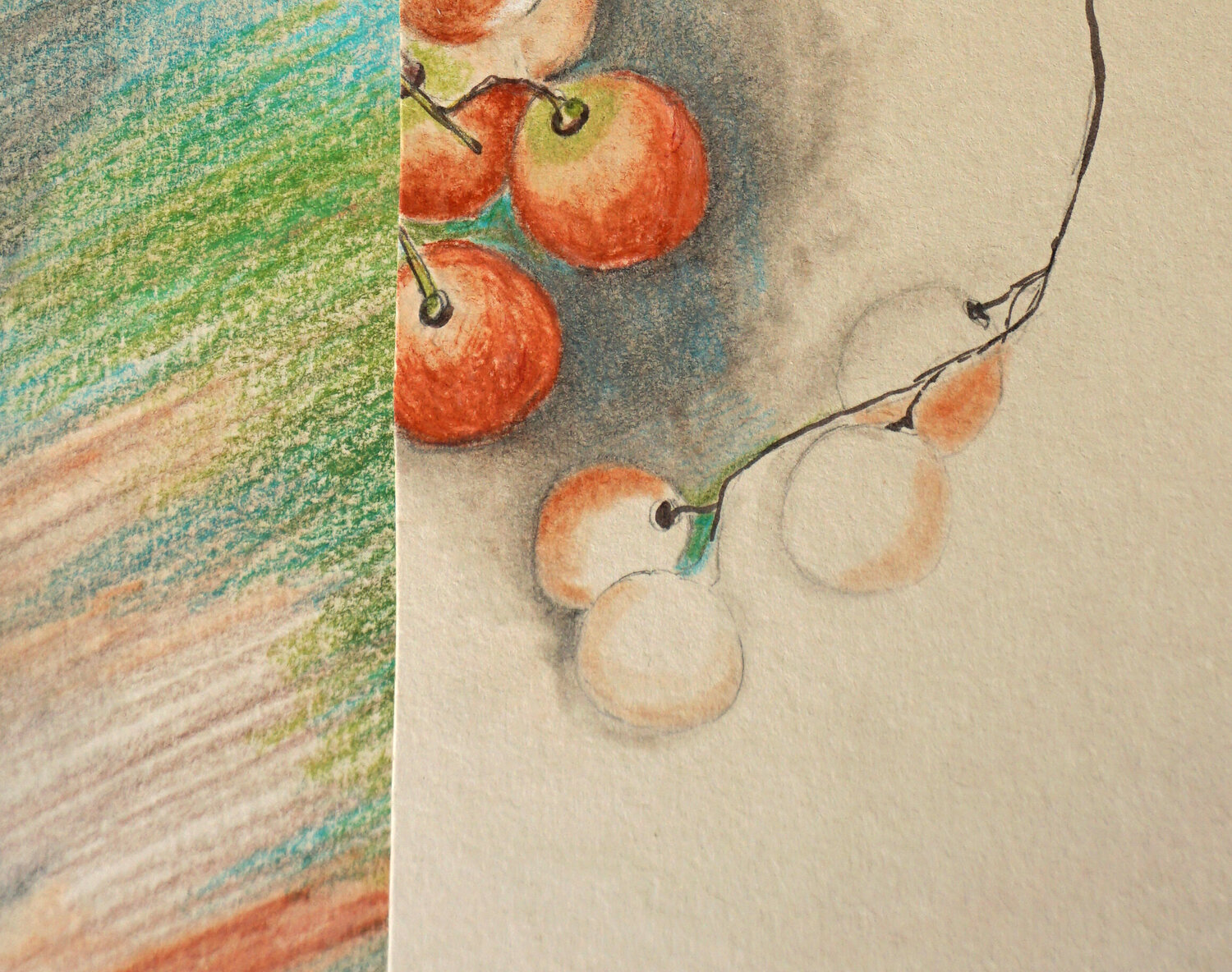 Raisins sanguins by Isabelle Joubert (2023) : Painting Charcoal ...