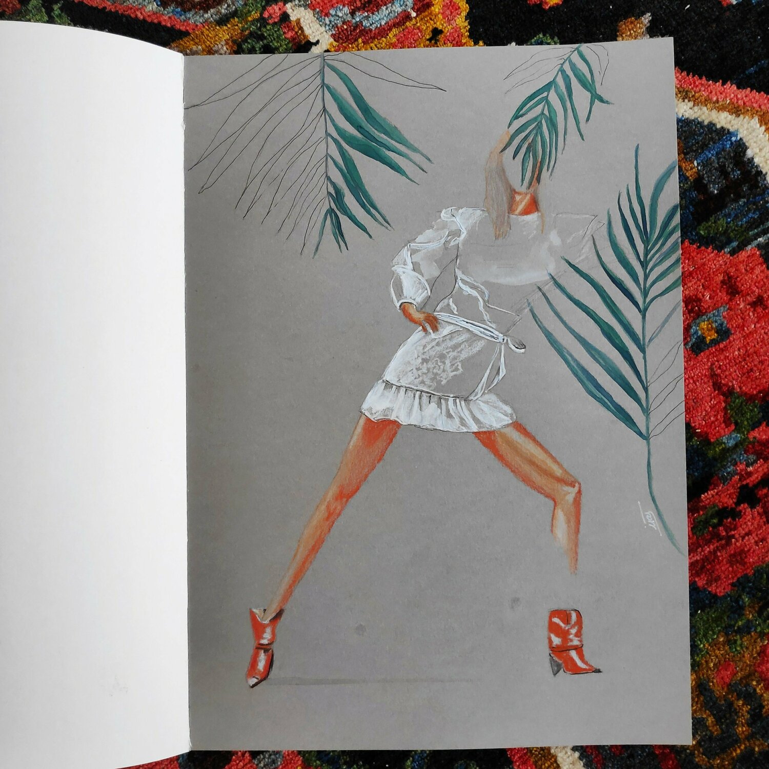 silhouette isabel Marant by Isabelle Joubert (2020) : Drawing Pen ...