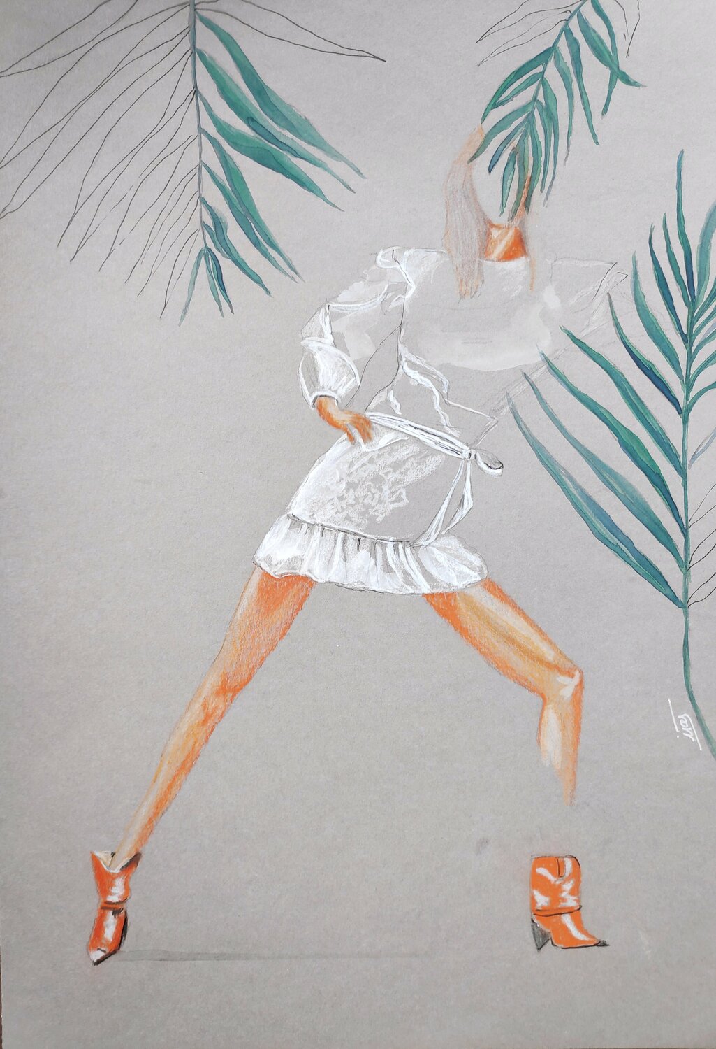 silhouette isabel Marant by Isabelle Joubert (2020) : Drawing Pen ...