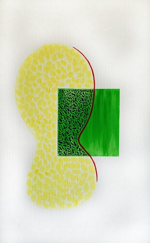 Dichotomy-1 by Katya Kononenko (2022) : Painting Acrylic on Canvas ...