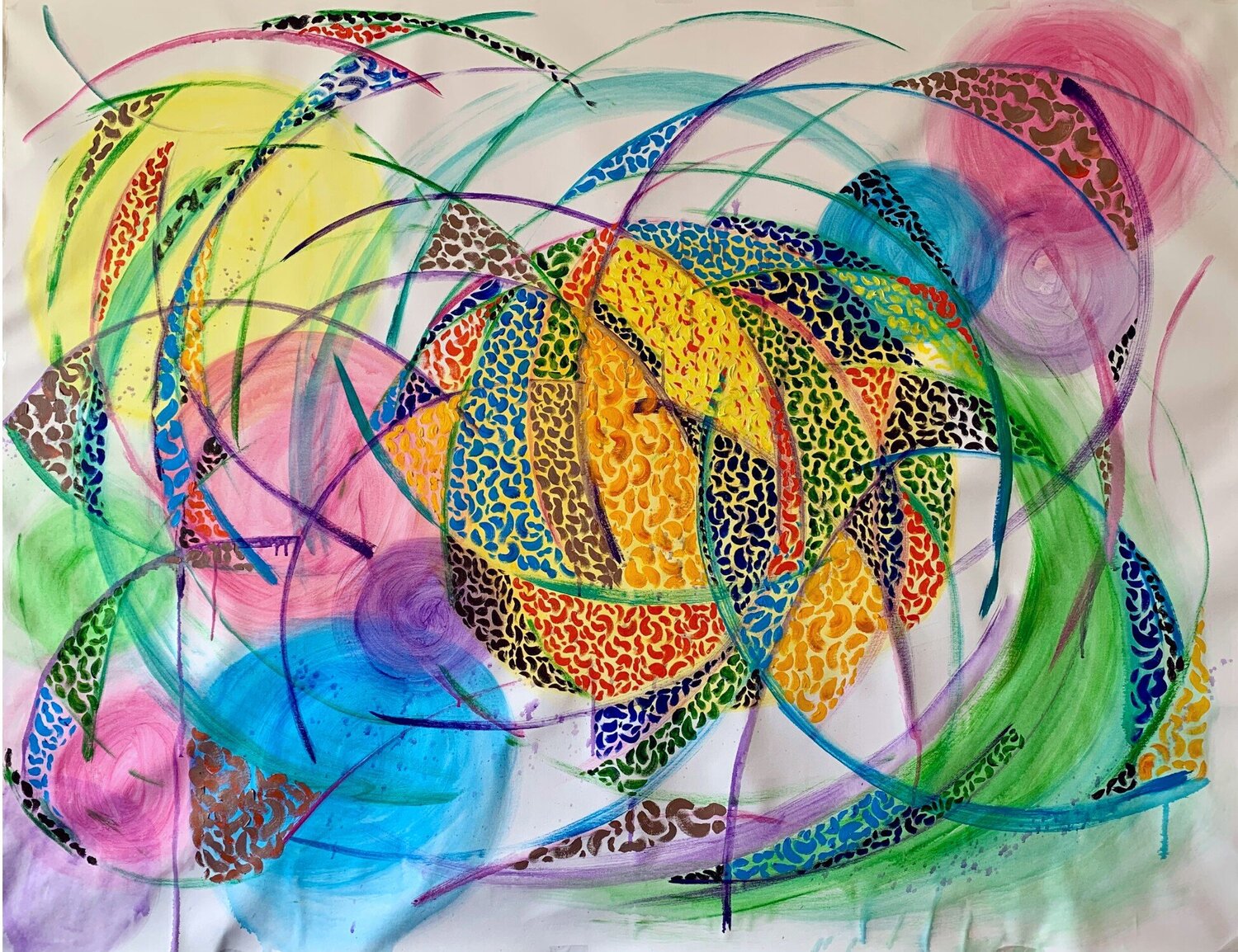 Dichotomy-2 by Katya Kononenko (2022) : Painting Acrylic, Oil on Canvas - Singulart