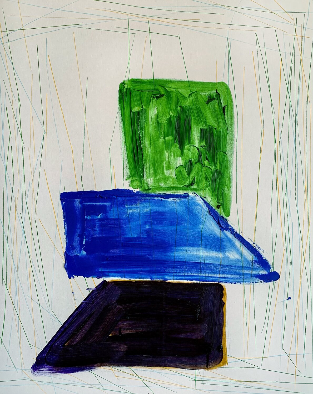 Dichotomy-6 by Katya Kononenko (2022) : Painting Acrylic, Oil on Canvas ...