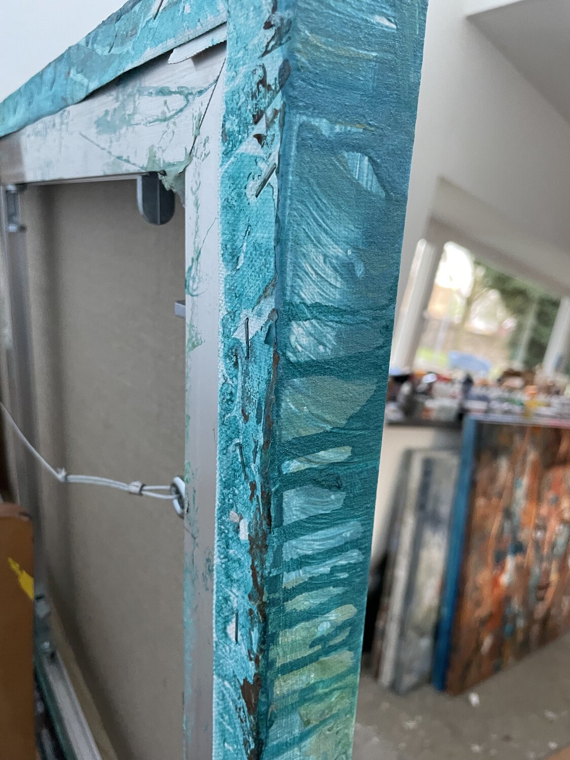 GARDEN OF HOPE von Ilona Hendriks (2023): Malerei Acryl, Kreide auf ...