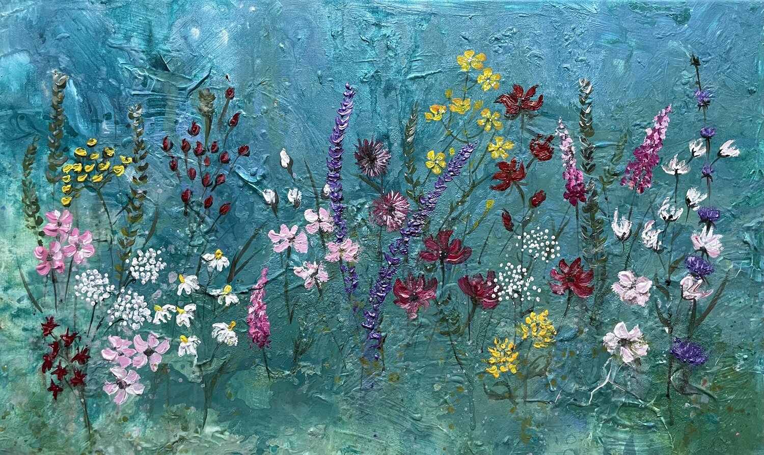 GARDEN OF HOPE by Ilona Hendriks (2023) : Painting Acrylic, Chalk on ...