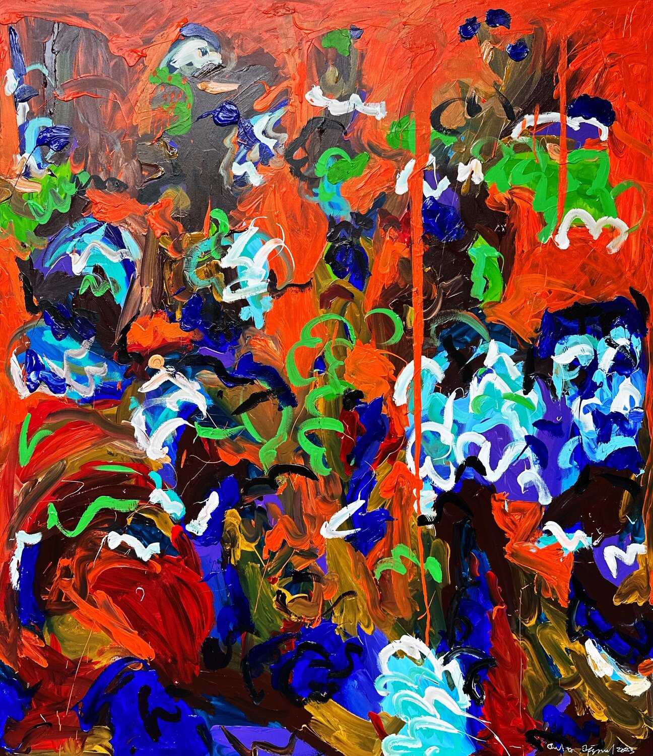 Femela by Anton Afganial (2023) : Painting Acrylic on Canvas - Singulart