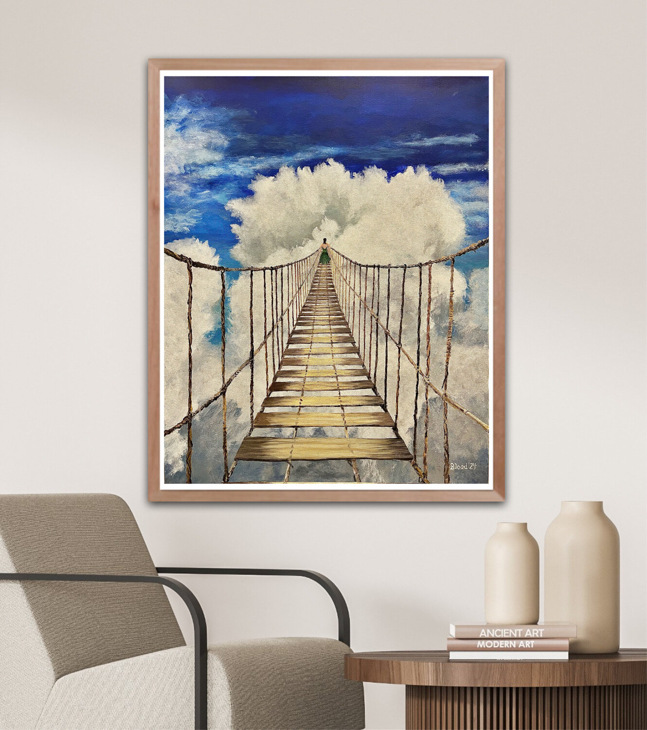 One Step At A Time by Tom Blood (2024) : Painting Acrylic on Canvas ...