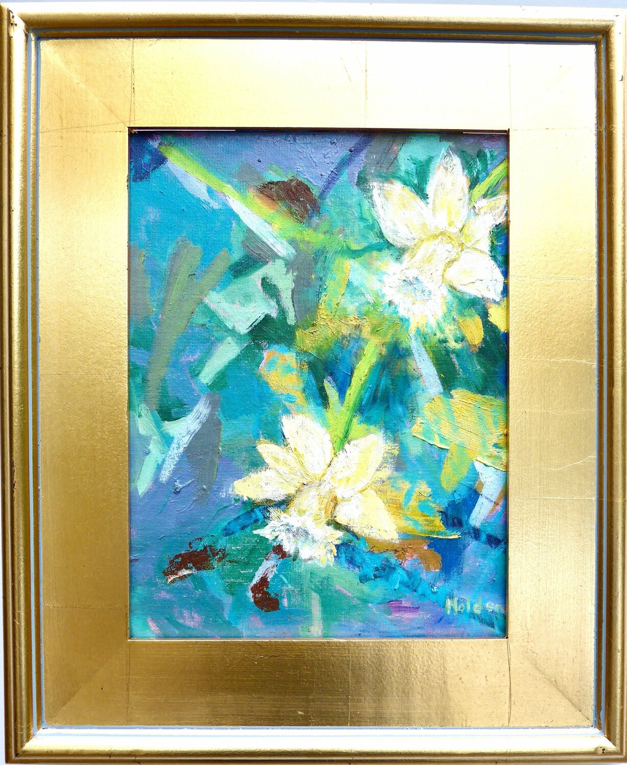 Daffodil Painting Abstract