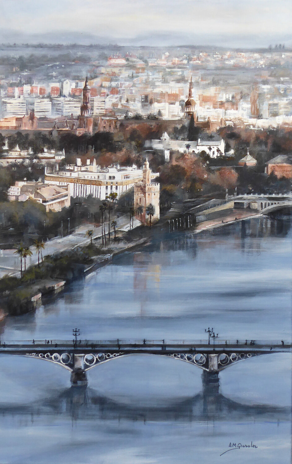 SEVILLA 46 by Ana María González JIMÉNEZ (2023) : Painting Acrylic on ...