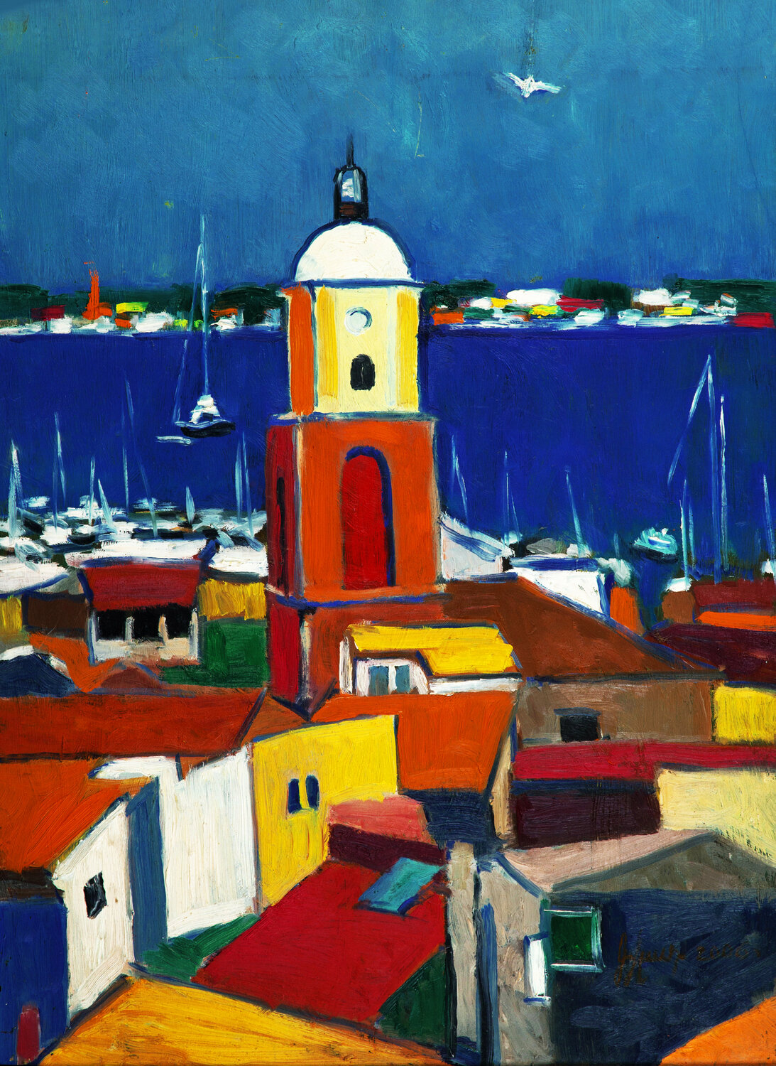 LIGHTHOUSE von Vladimir Grigoryan (2006): Malerei Öl auf Holz - Singulart