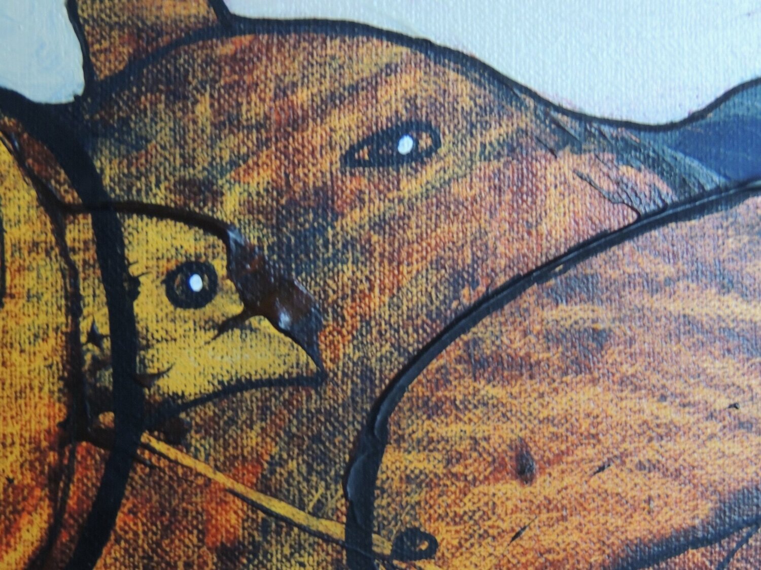 Fenêtres ouvertes by Jean-Claude Savi (2017) : Painting Acrylic, Ink on ...