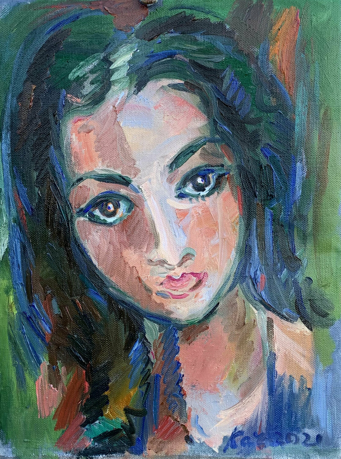 PORTRAIT OF A BEAUTIFUL ISRAELI WOMAN female portrait, beautiful face ...