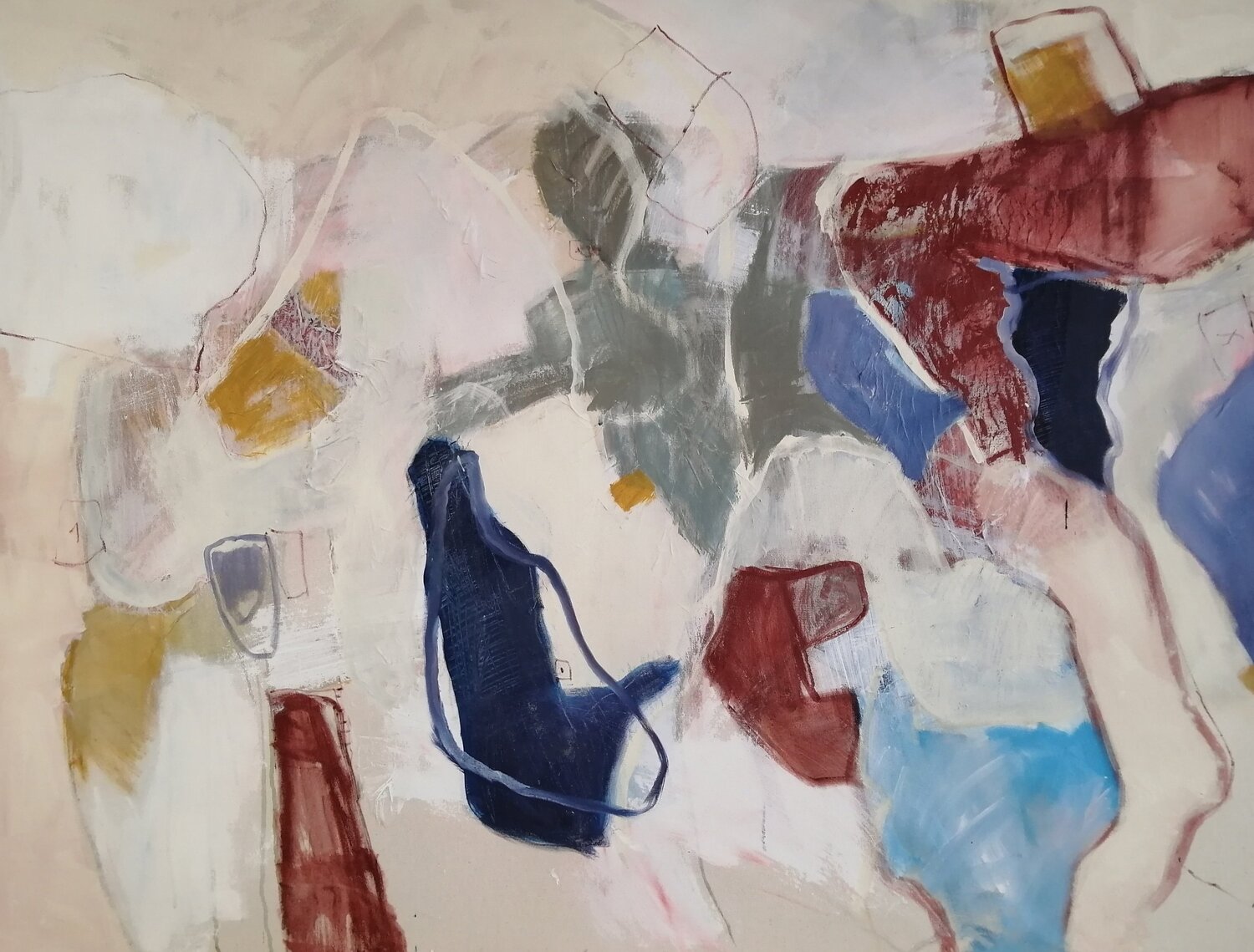 Los personajes ocultos de Olga Armand Ugon (2021): Pintura Acrílico en ...