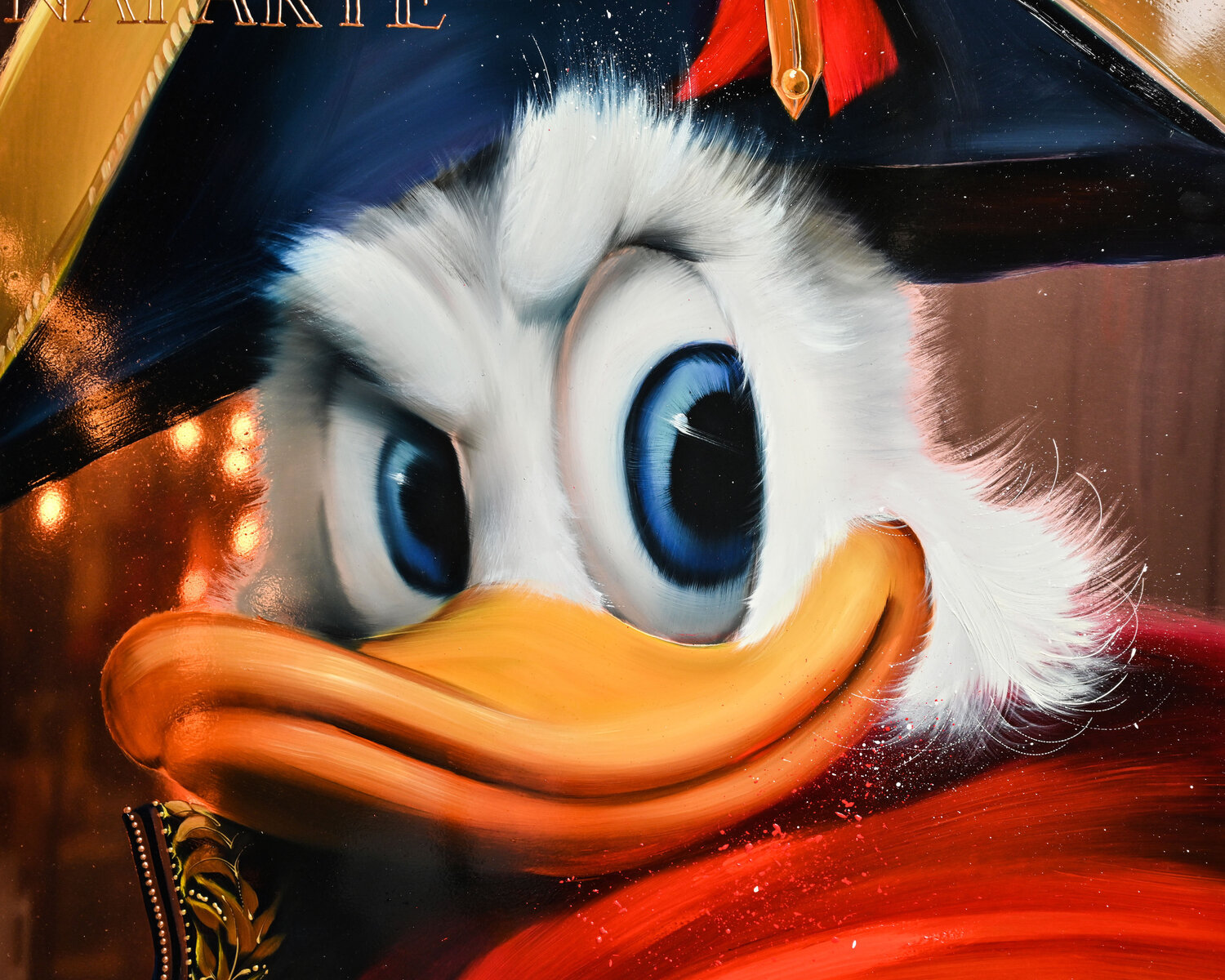 Duck Napoleon by Daria Kolosova (2022) : Painting Oil, Lacquer on Metal ...