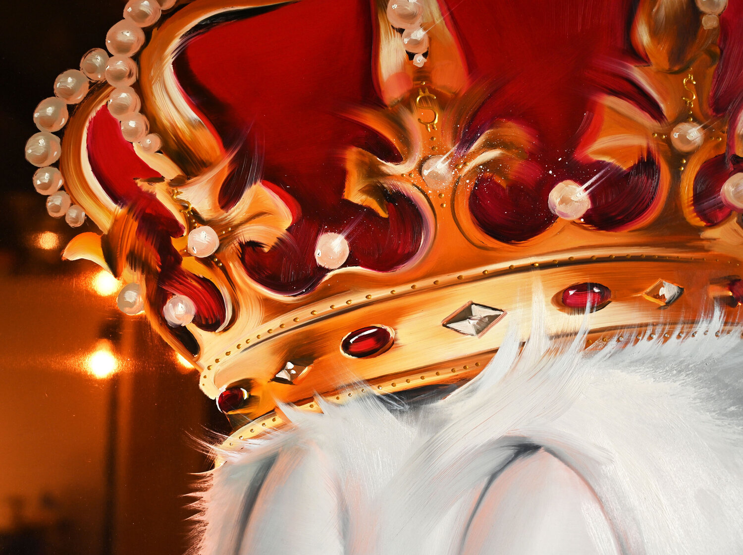 Big King de Daria Kolosova (2021) : Peinture Huile sur Métal - Singulart