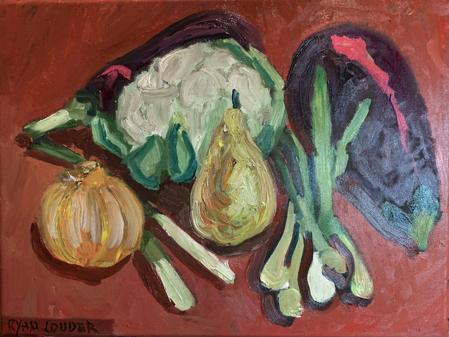 Vegetable Acrylic Painting