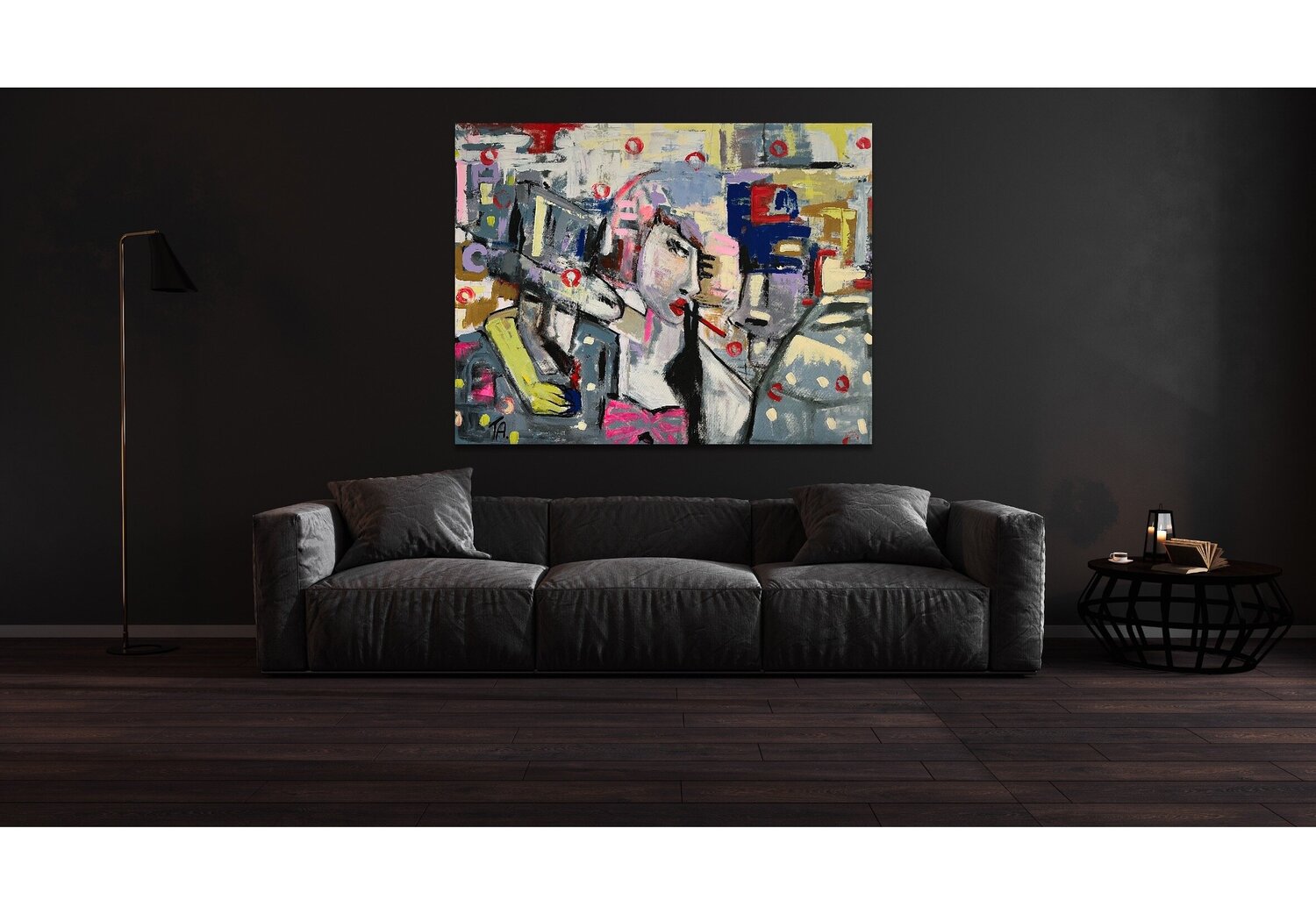 Faces by Ta Byrne (2022) : Painting Acrylic on Canvas - Singulart